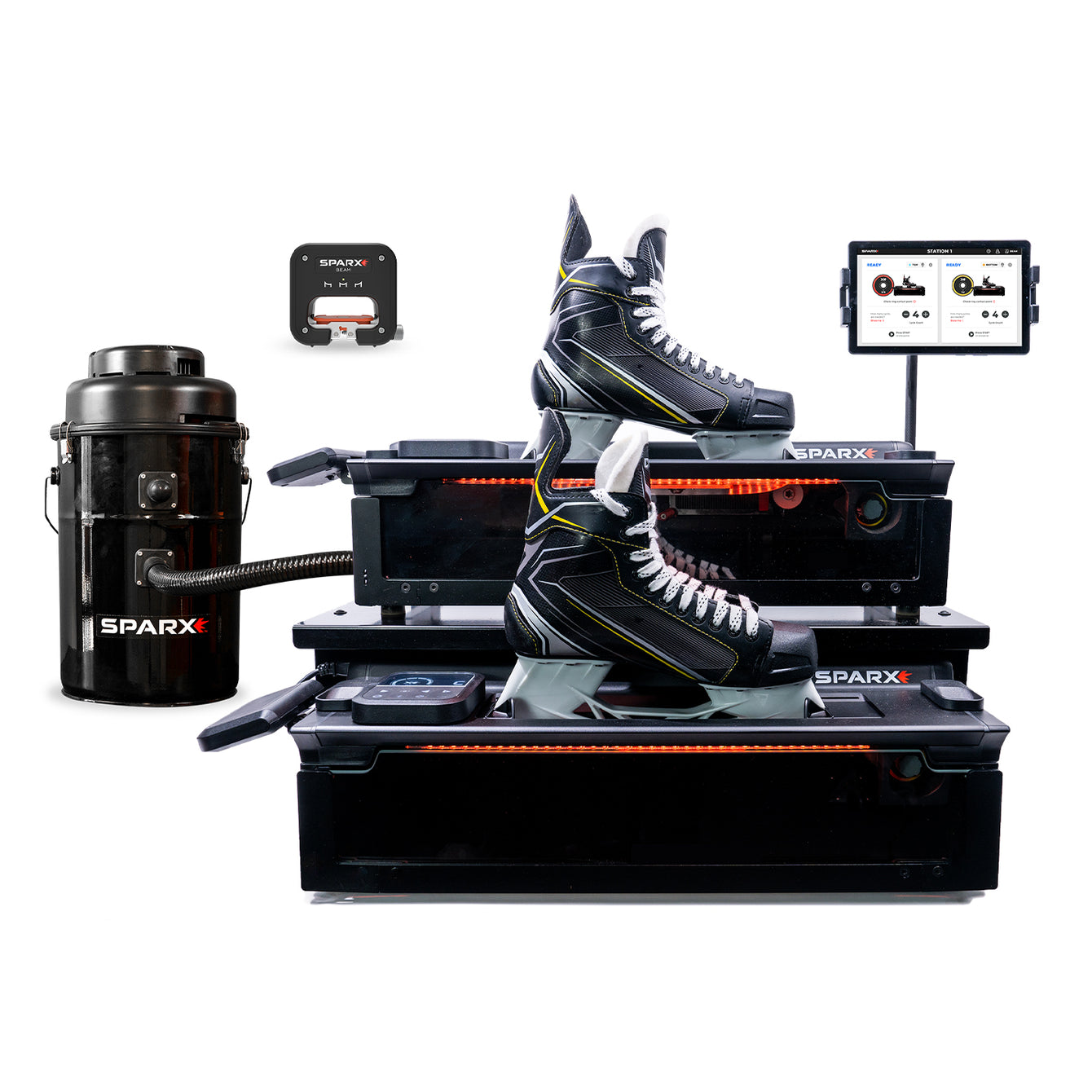 Pro Commercial Skate Sharpeners for Teams, Rinks & Retailers – Sparx Hockey